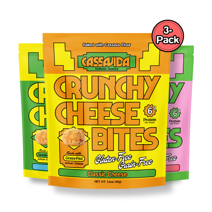 Cassavida Bolivian Snacks | Crunchy Cheese & Cassava Bites
